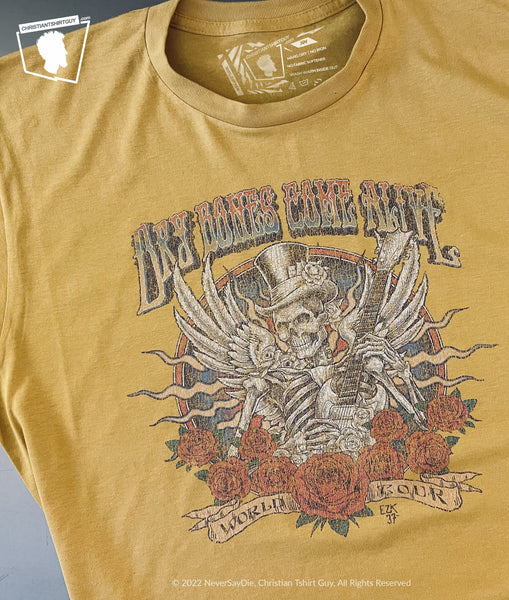 DRY BONES COME ALIVE - EZEKIEL 37 | EZK 37™ "WORLD TOUR" CHRISTIAN T-S ...